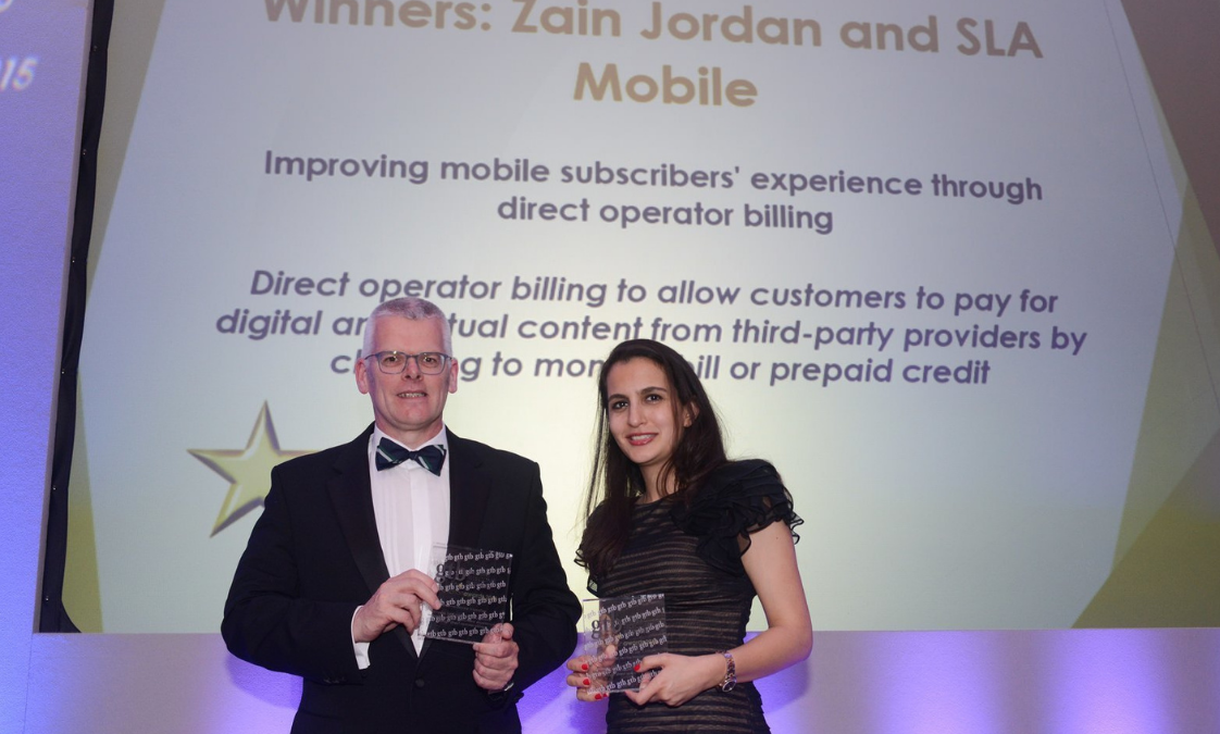 SLA Mobile and Zain win Consumer Innovation Award at GTB Awards